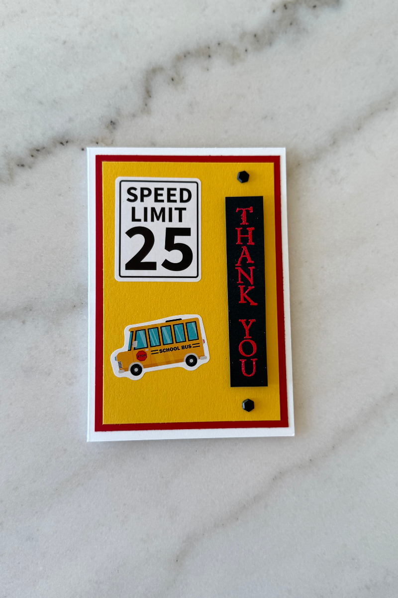 Thank You Bus Drivers Blank Greeting Card – PinkTag