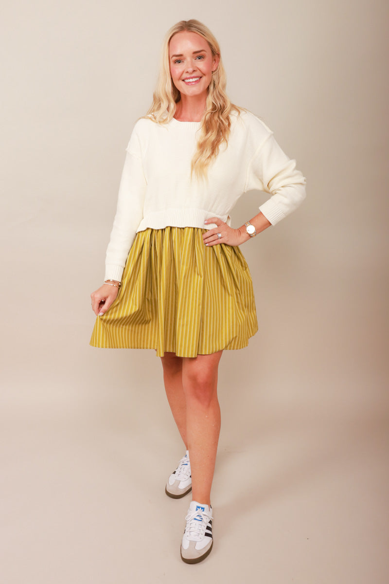 Keeping Me Warm Two-Fer Dress – PinkTag